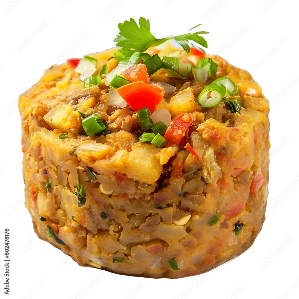 Mofongo, transparent background, isolated image, generative AI Stock ...