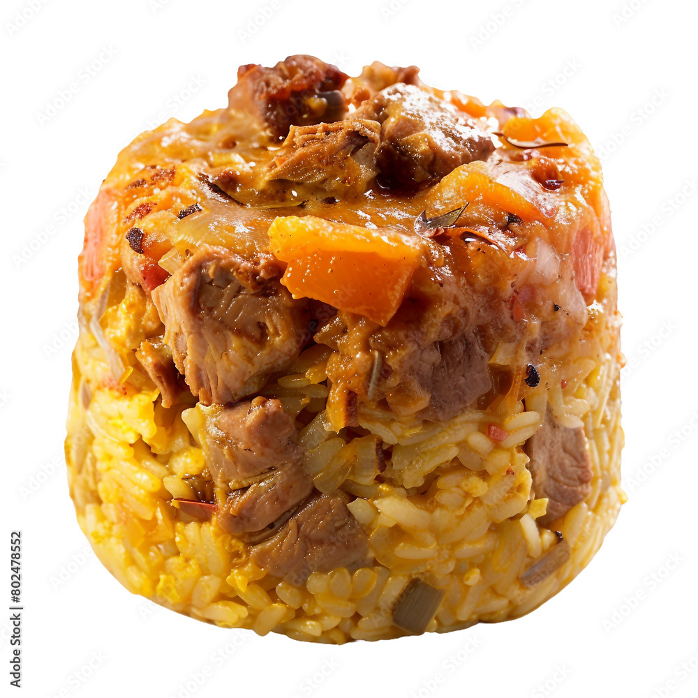 Mofongo, transparent background, isolated image, generative AI Stock ...