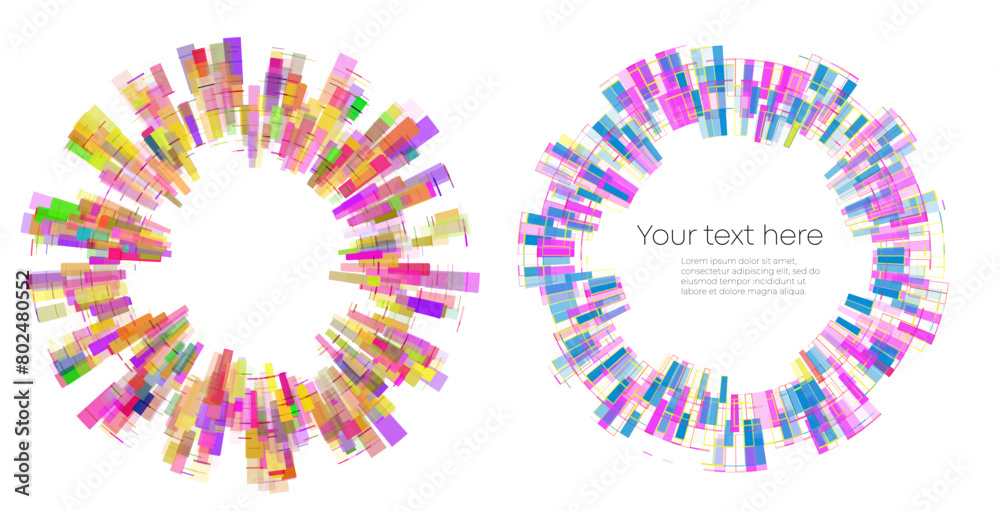 Color equalizer isolated on white background. Vector illustration ...