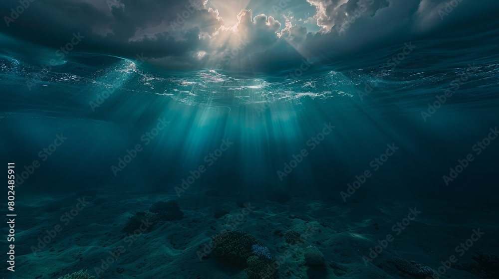 A picture that shows the mystery and allure, The Bermuda Triangle, a ...