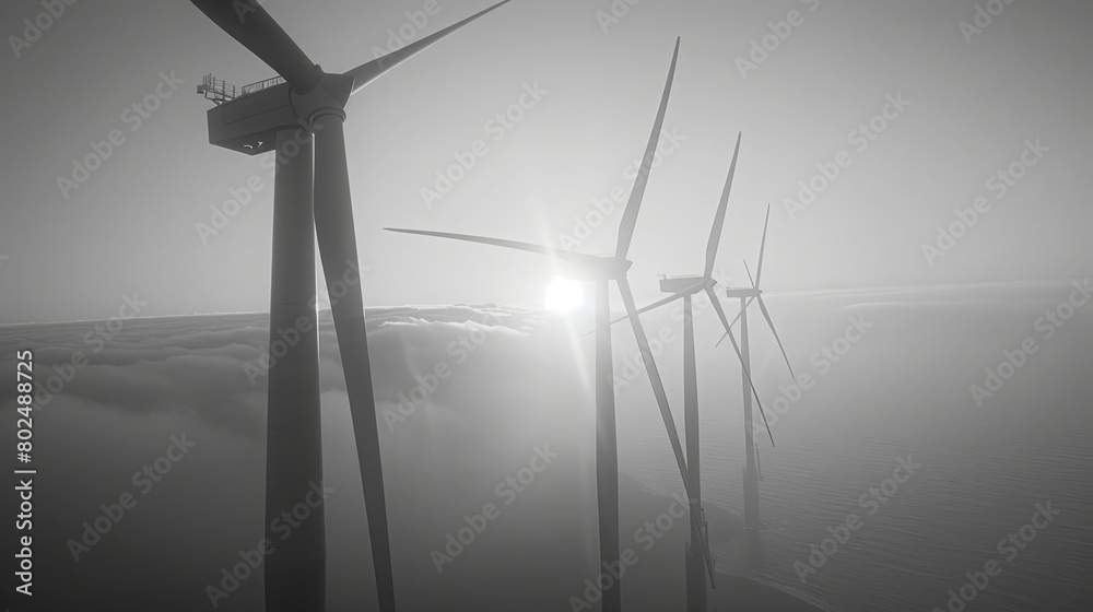 Wind energy and sustainable resources. Renewable energy technology ...
