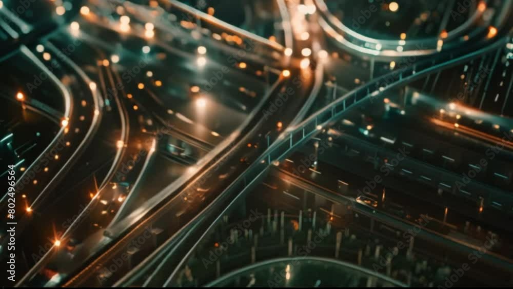 A microscopic view of data packets being transported through the ...