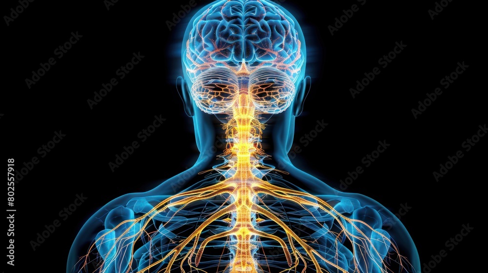 Poster Neural pathways: nervous system - delving into the pathways of ...