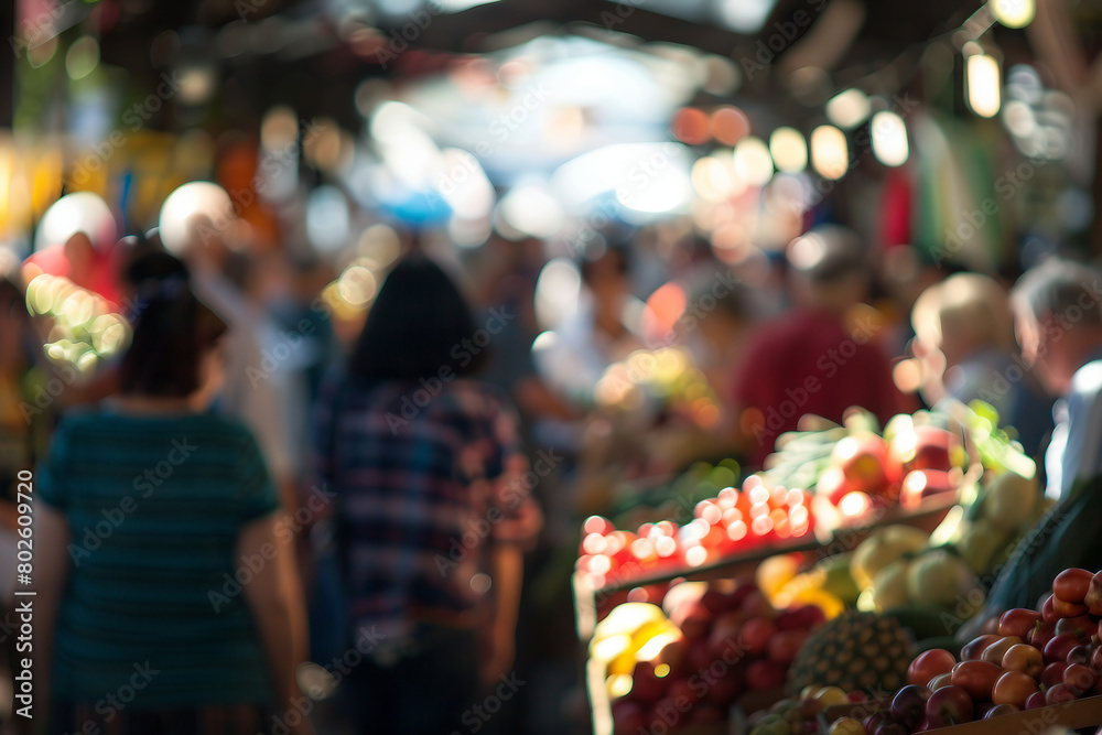 blurred photograph of crowded Farm. Stock Photo | Adobe Stock