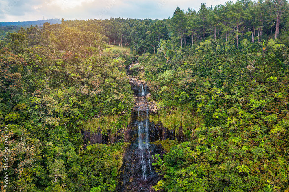 The Alexandra falls in the jungle of Mauritius island. Alexandra Falls ...