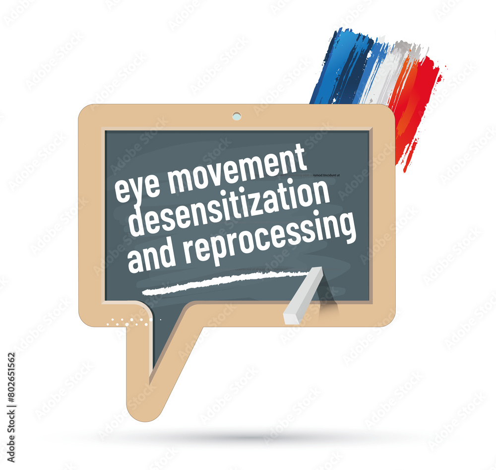 EMDR. - Eye Movement Desensitization and Reprocessing therapy concept ...