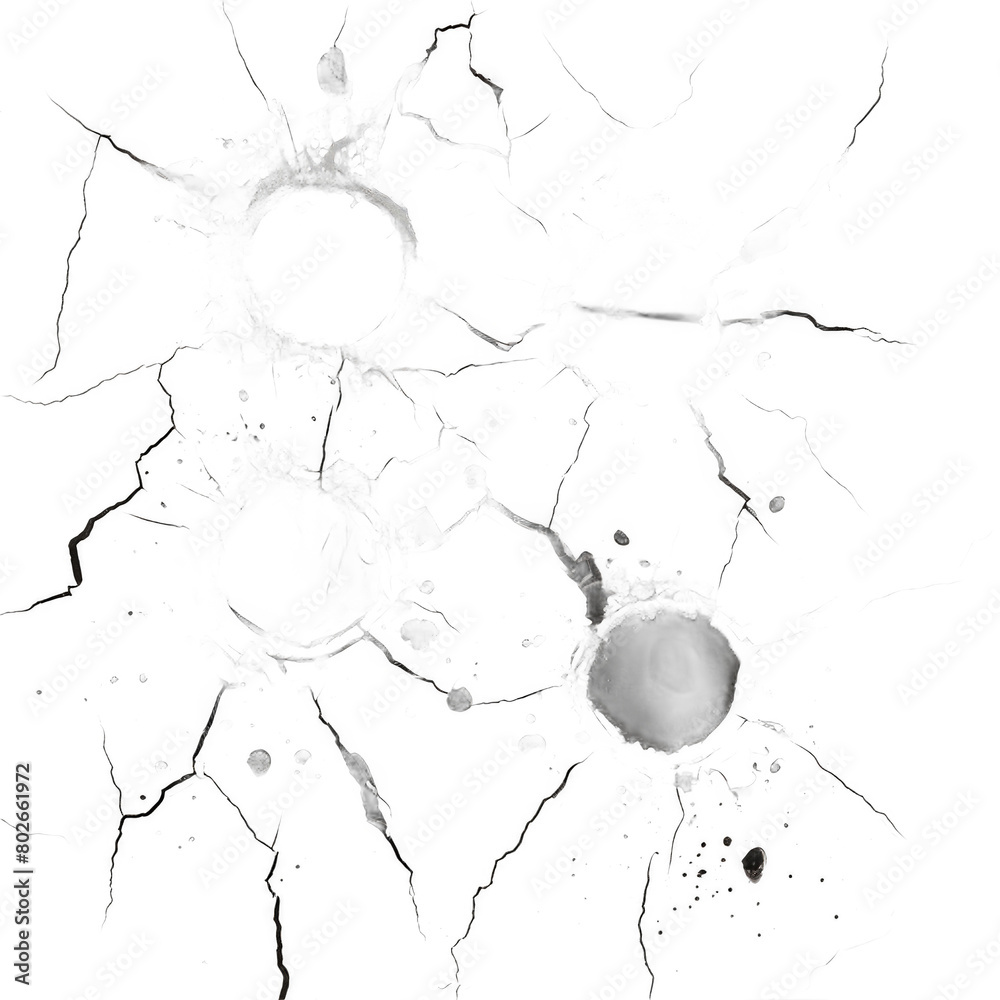 Bullet holes PNG image on transparent backdrop. Intense and impactful ...