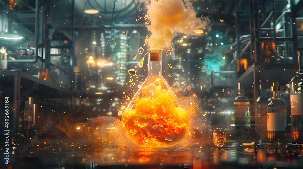 Dramatic High Speed Capture of Explosive Chemical Reaction in Research ...
