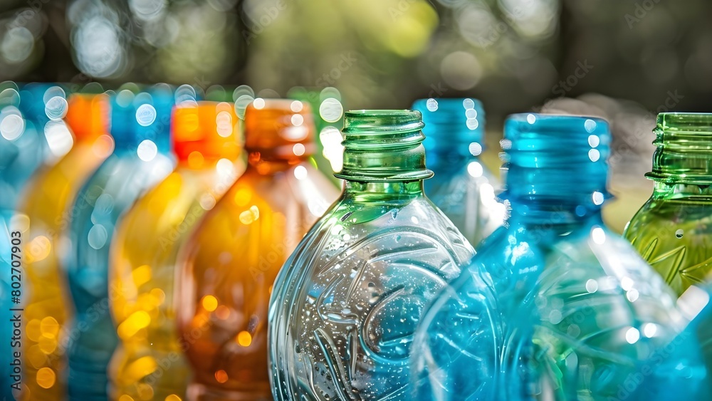Recycling plastic bottles to reduce waste and promote sustainability in ...