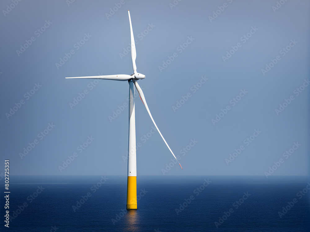 Offshore wind power generation, new energy concepts, wind turbines and ...