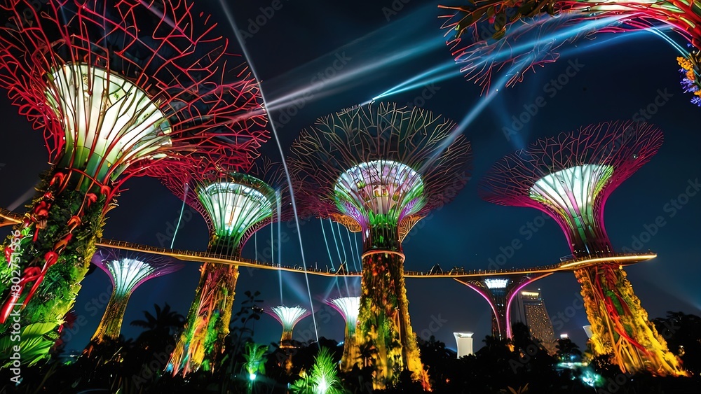 Garden Rhapsody A Spectacular Display of Supertrees in Bay Gardens ...
