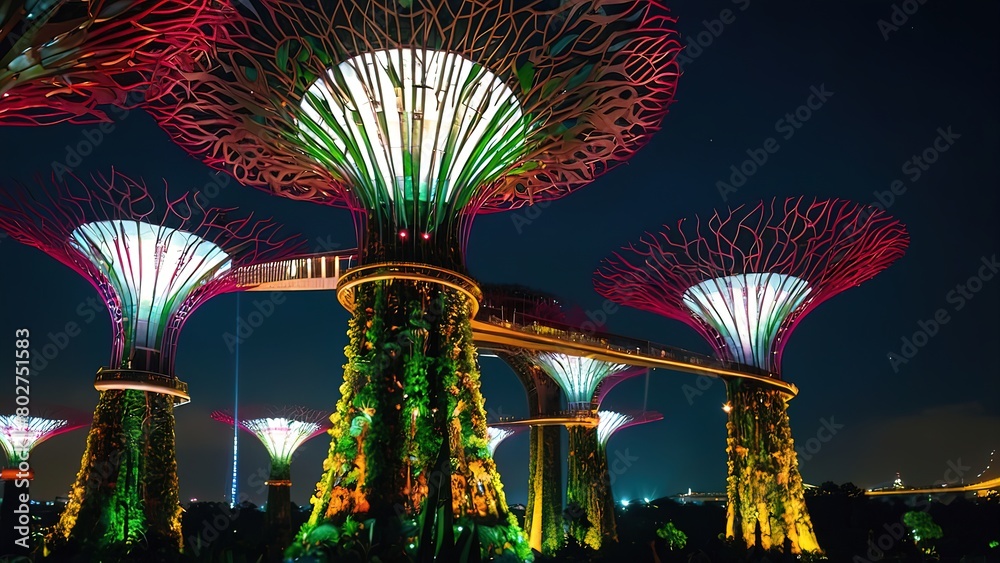 Garden Rhapsody A Spectacular Display of Supertrees in Bay Gardens ...