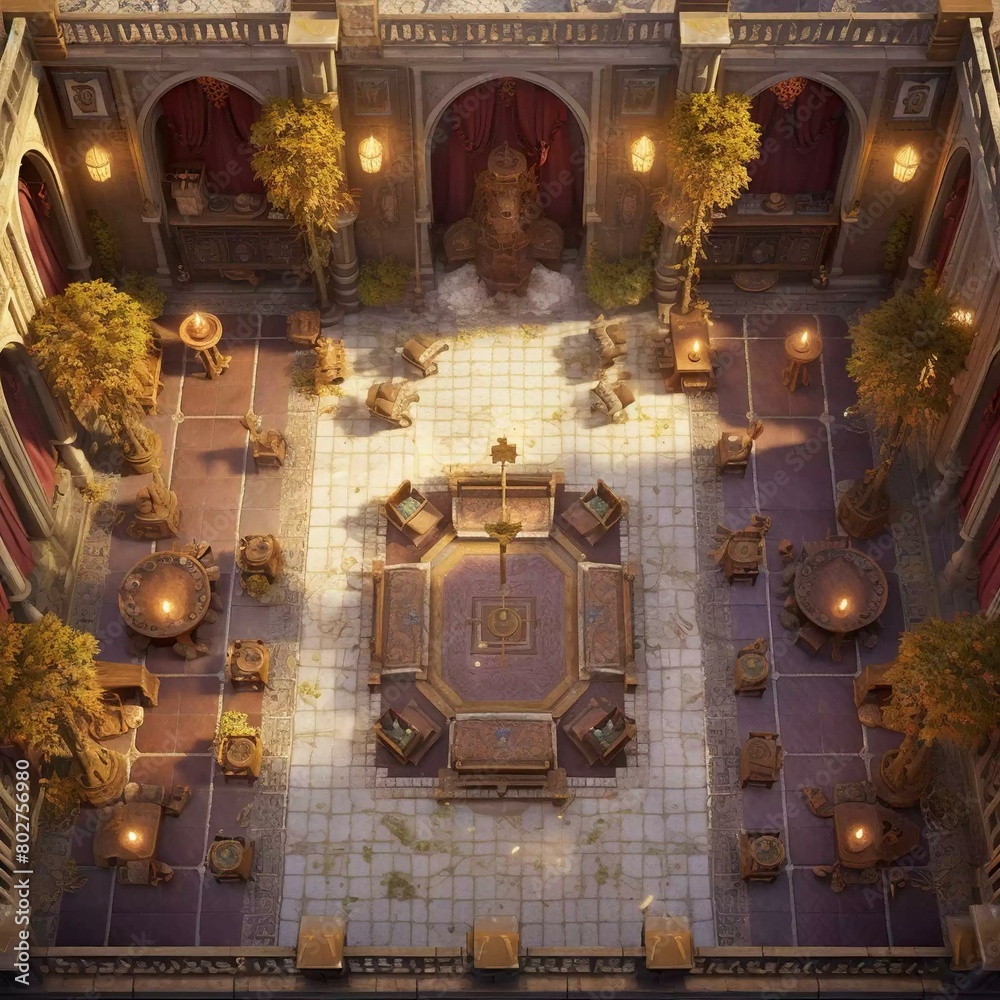 DnD Battlemap Heroic fantasy battle ready to begin in 4K full glory ...