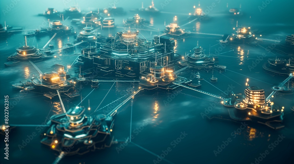 A network of fortified digital islands, each protected by its own ...