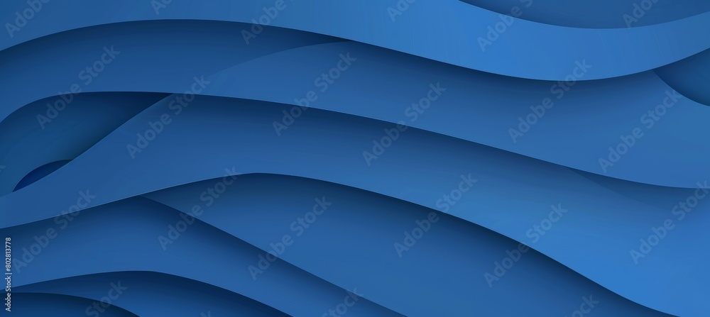 Intricate abstract blue waves vector background design with dynamic and ...