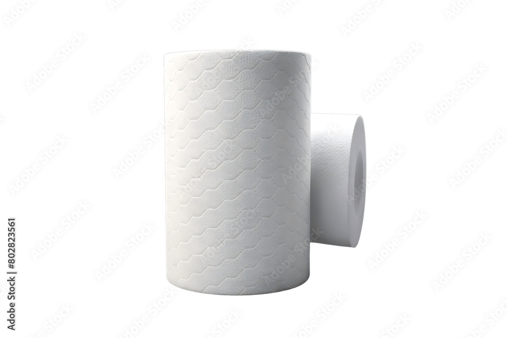 Premium Paper Towels Roll Presentation, A roll of tissue paper on ...