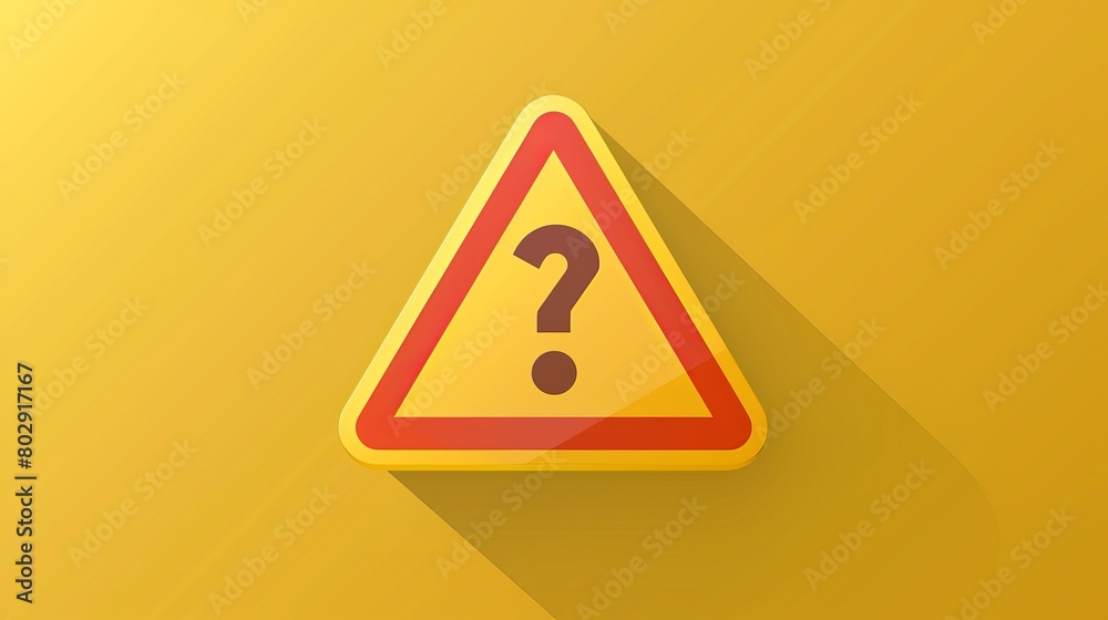 Vector icon of an exclamation mark, signifying warning and caution with ...