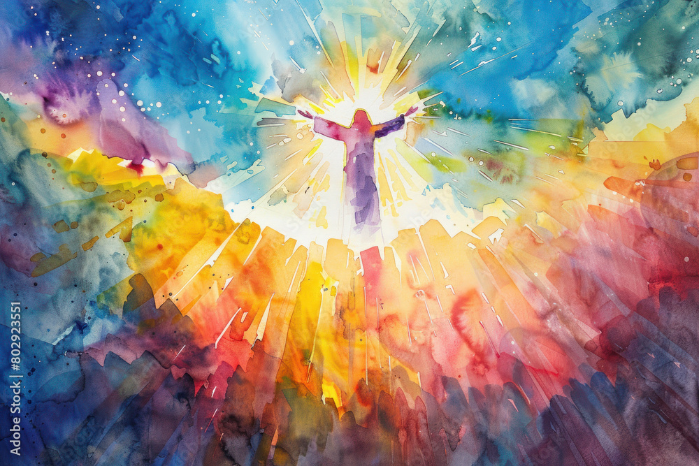 Ascension of Jesus in Sky., the Ascension of Christ, the ascension of ...