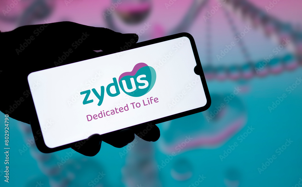 Dhaka, Bangladesh- 02 May 2024: Zydus Life logo is displayed on ...