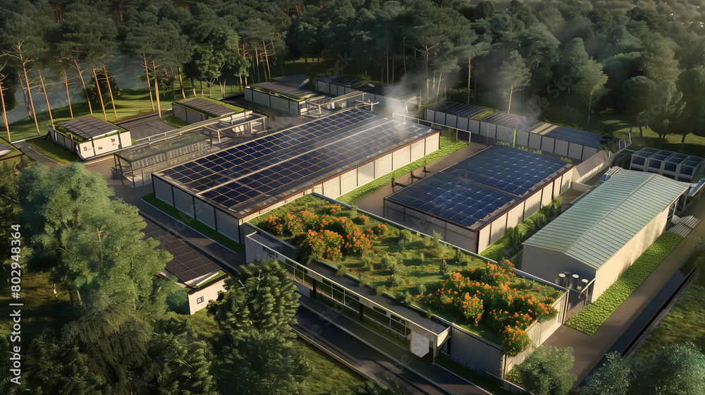 green data centers powered by renewable energy and cooled using natural ...