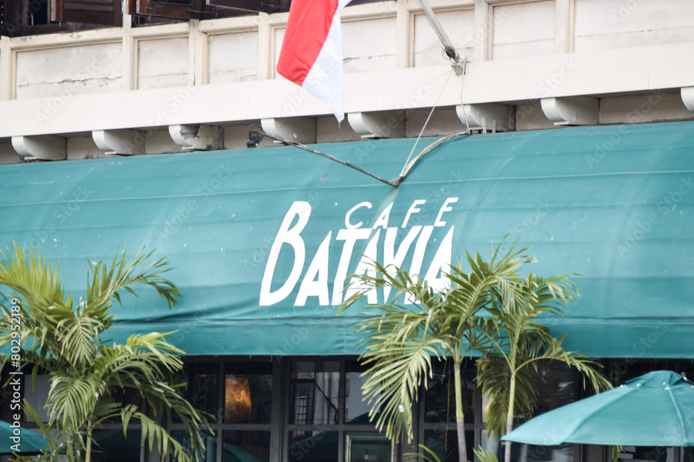 Cafe Batavia or Batavia cafe, that's build from Dutch colonial. Jakarta ...