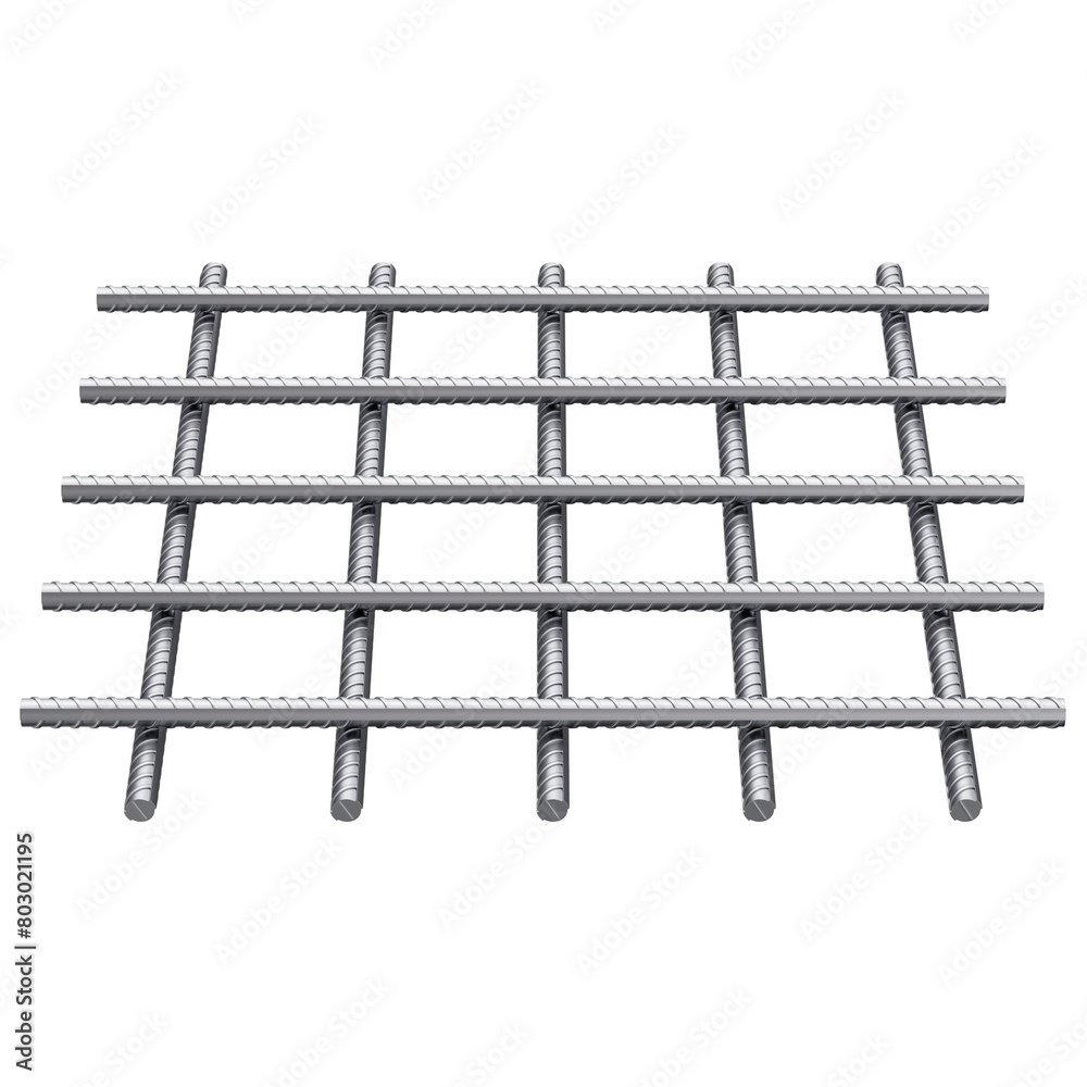 BRC welded wire mesh or BRC fabric used in structural of floor slab on ...