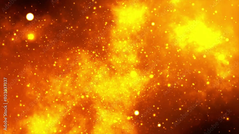 Fire Particle Embers Background. Particles Glitter Background. Golden ...