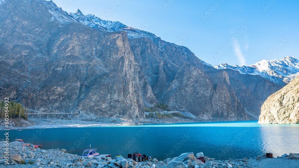 The source of pristine, blue water is in the northern part of Pakistan ...