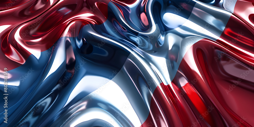 Red White and Blue Background ,Beautiful red, blue liquid abstract ...