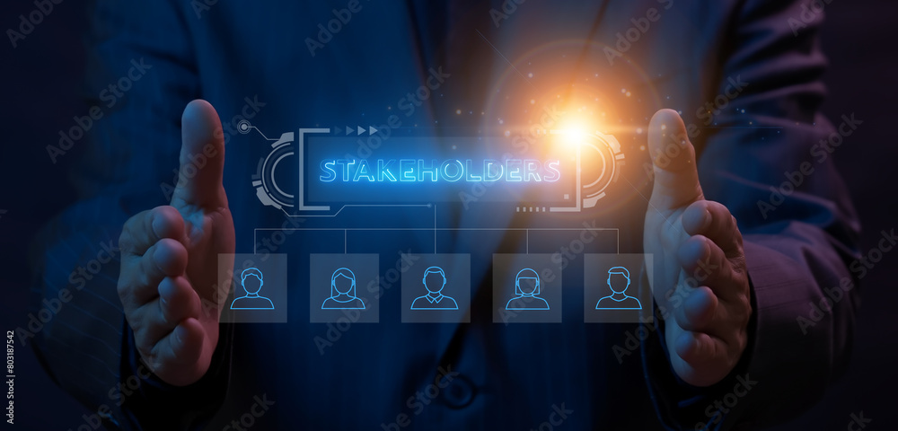 Stakeholders concept for business finance stakeholder investment ...
