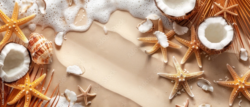 Vacation summer holiday travel tropical ocean sea panorama landscape ...