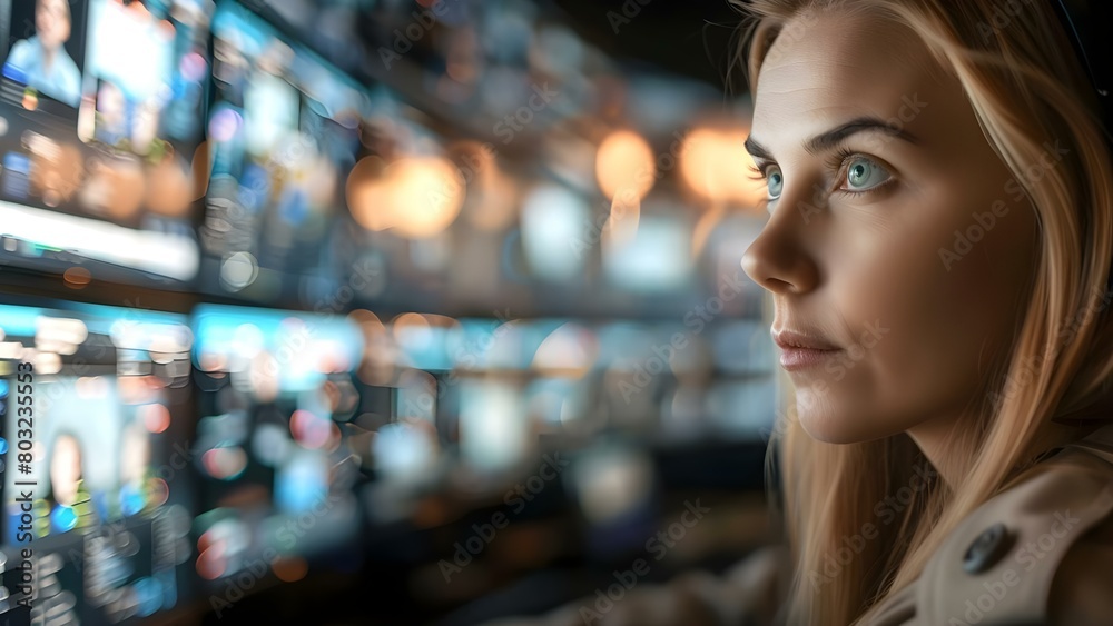 Expert In Cybersecurity Monitoring And Response At A Command Center Concept Cybersecurity