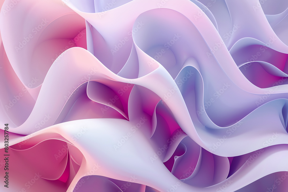 Aesthetic 3D background with subtle gradients and smooth forms ...