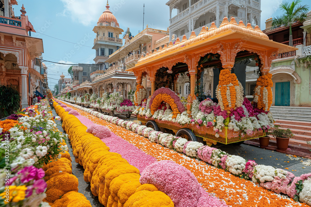 Floral Decorations: An enchanting display of vibrant floral decorations ...