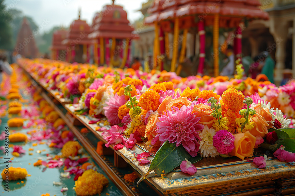 Floral Decorations: An enchanting display of vibrant floral decorations ...