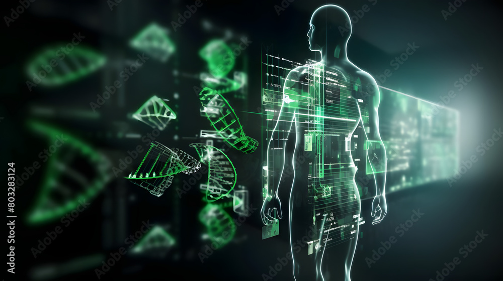 Biomedical Engineering Interface with Green and Gray Medical Devices ...