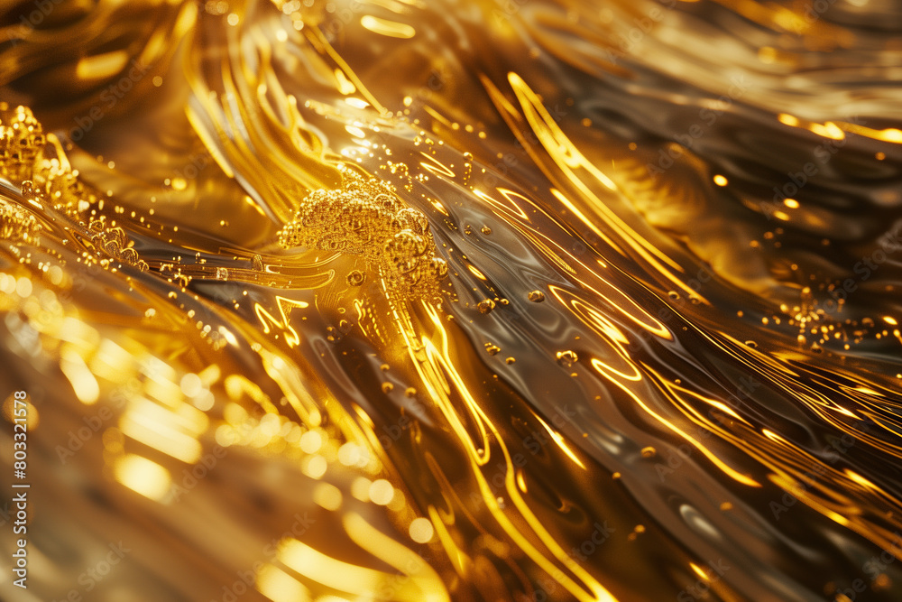 Golden abstract background. Background for presentations, screensavers ...