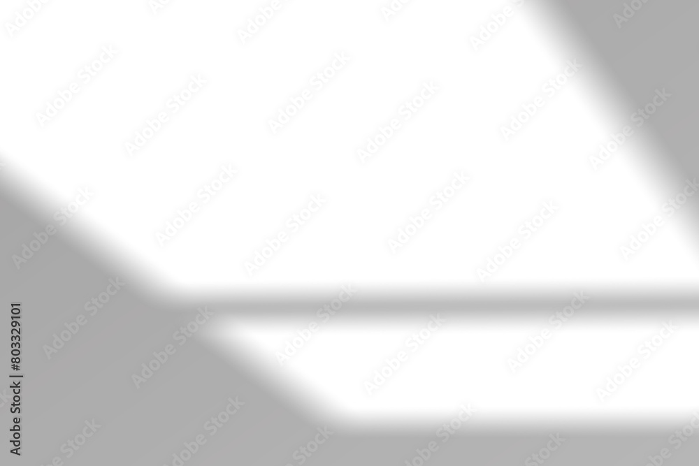 Realistic window shadow overlay effect on transparent background ...