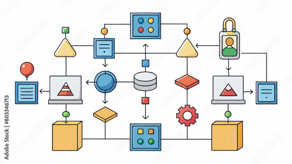 A flowchart depicting the steps of a scientific experiment from the ...
