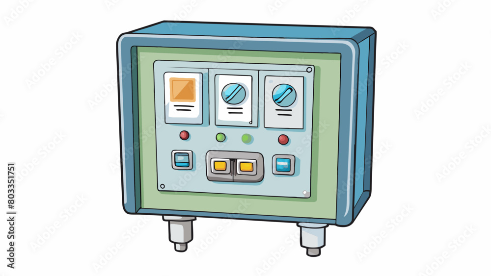 In the outdoor park the electrical panel for the water fountains is a ...