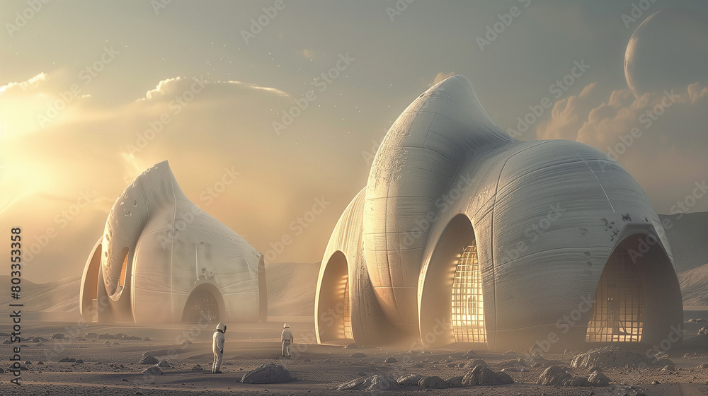 Innovative Extraterrestrial Colonization: 3D-Printed Habitats on the ...