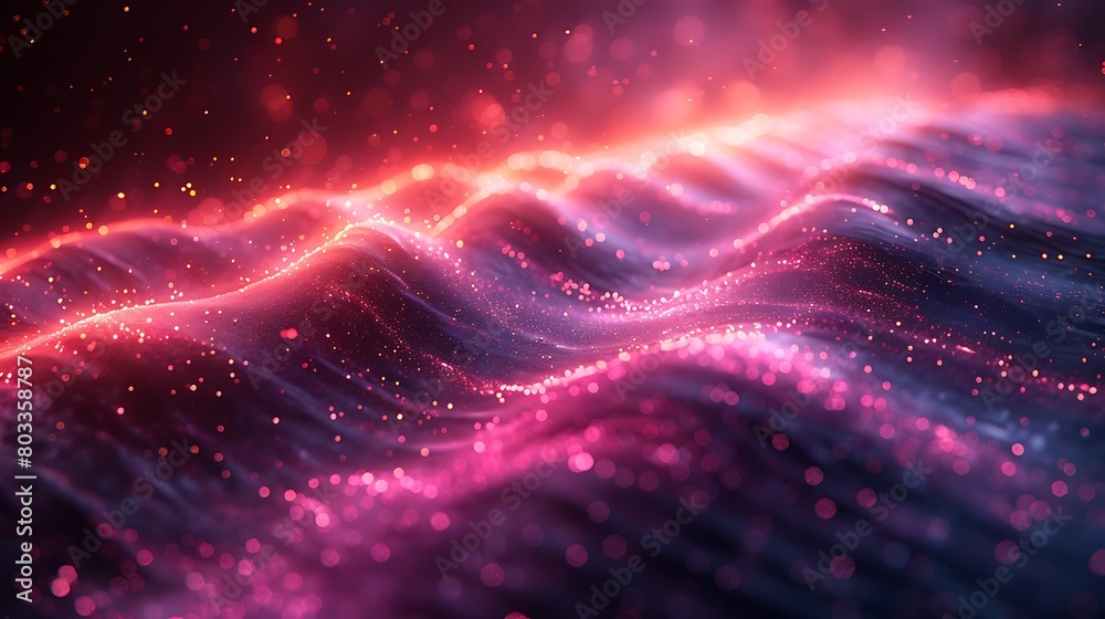 Show the rhythmic pulse of a distant pulsar through a series of ...