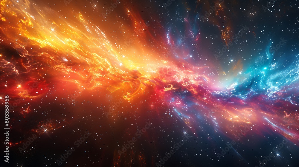 Show the Singularity as a focal point where all matter and light ...