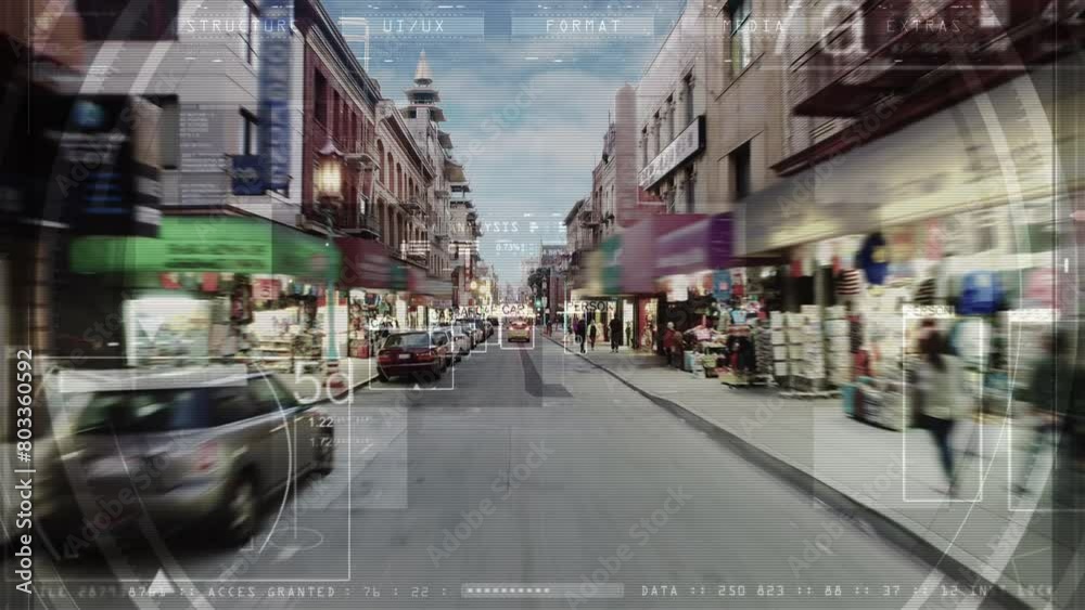 HUD Computer Visualization POV. Artificial Intelligence Analyzing ... HUD Computer Visualization POV. Artificial Intelligence Analyzing ...
