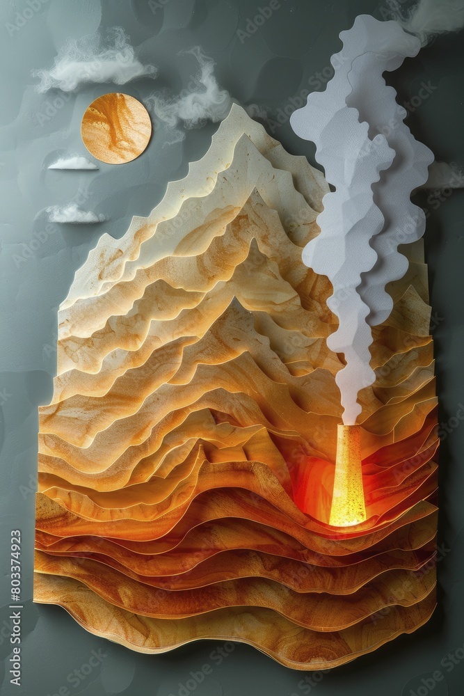 Create stunning visuals of geothermal energy plants using minimalist ...