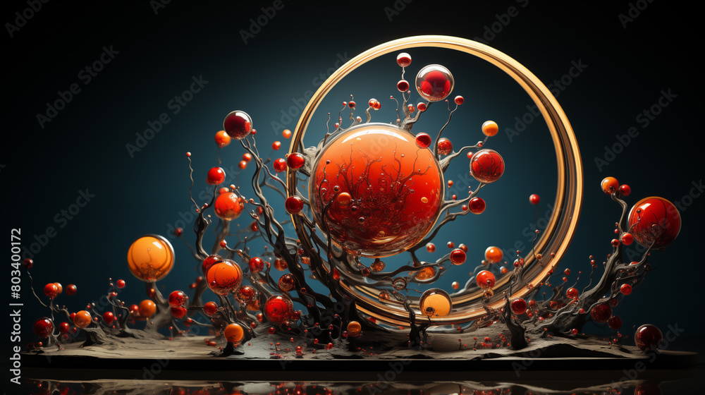 Informative breakdown of atom splitting, with annotations and diagrams ...