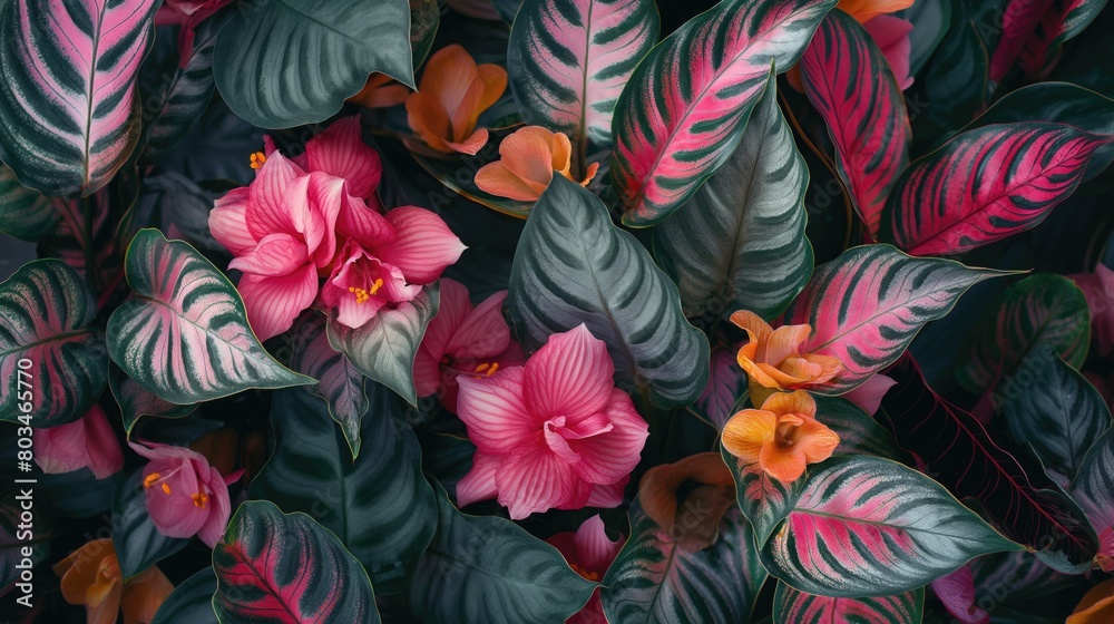 Calathea couture romantic floral showcase display background for women ...