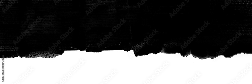 Ripped Paper Clipping Mask with Texture Transparency Stock Photo ...