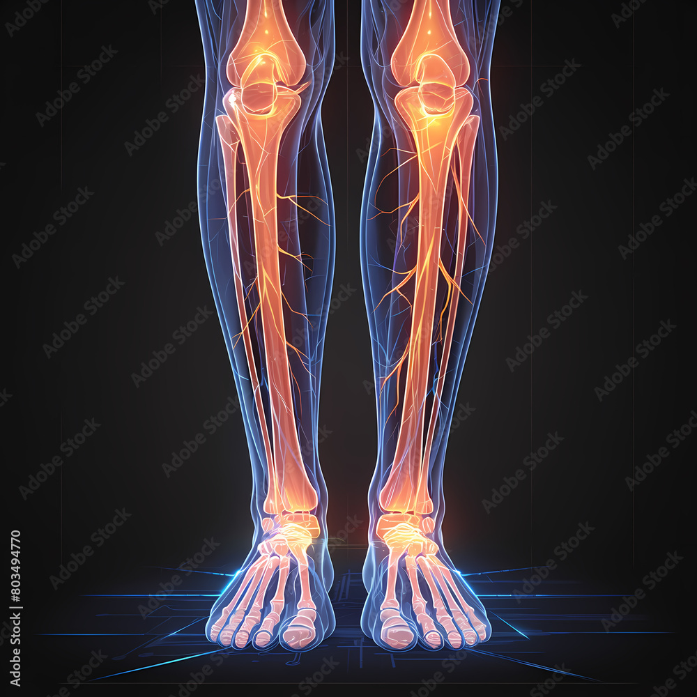 Educational Image Illustrating Sciatic Nerve Pathway for Understanding ...