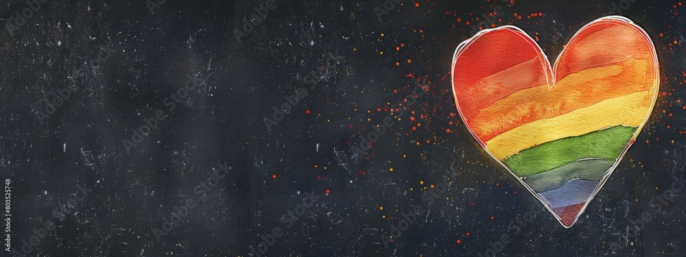 Pride lgbt rainbow gay love background heart lgbtq month flag. LGBT ...